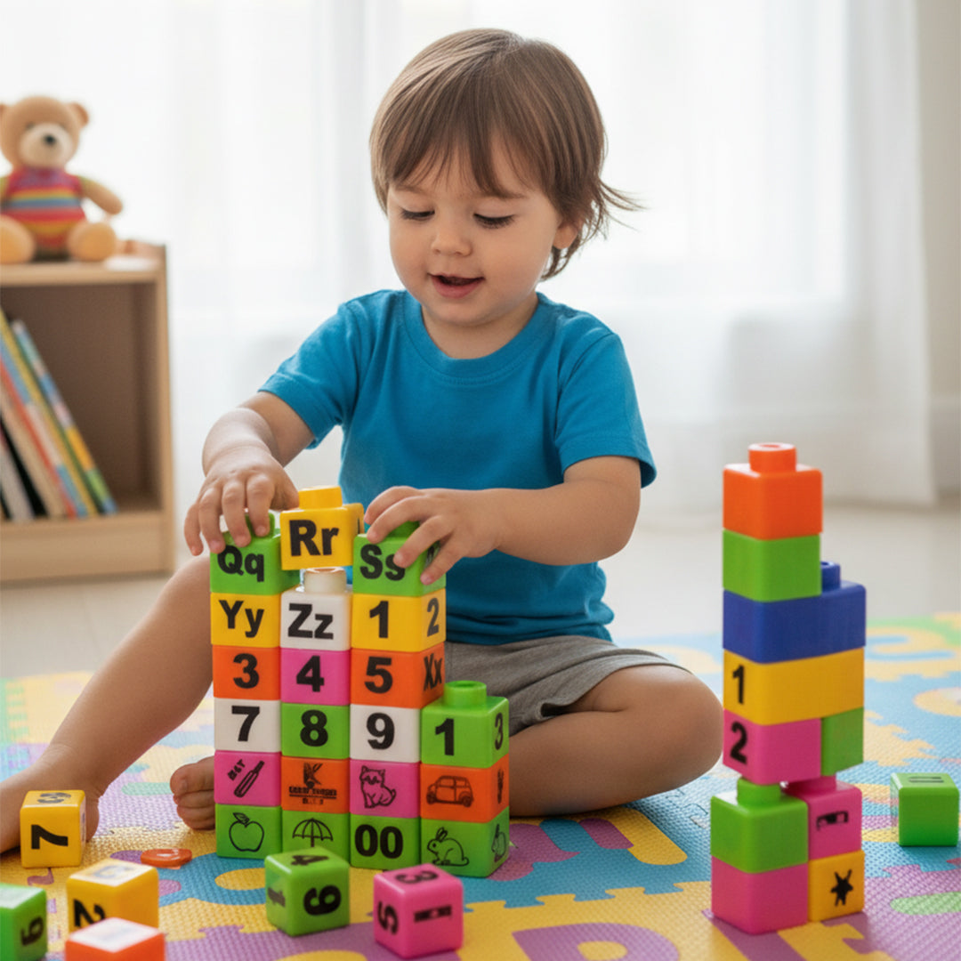 Educational Alphabet & Number Blocks – Learning Made Fun – Funfinty